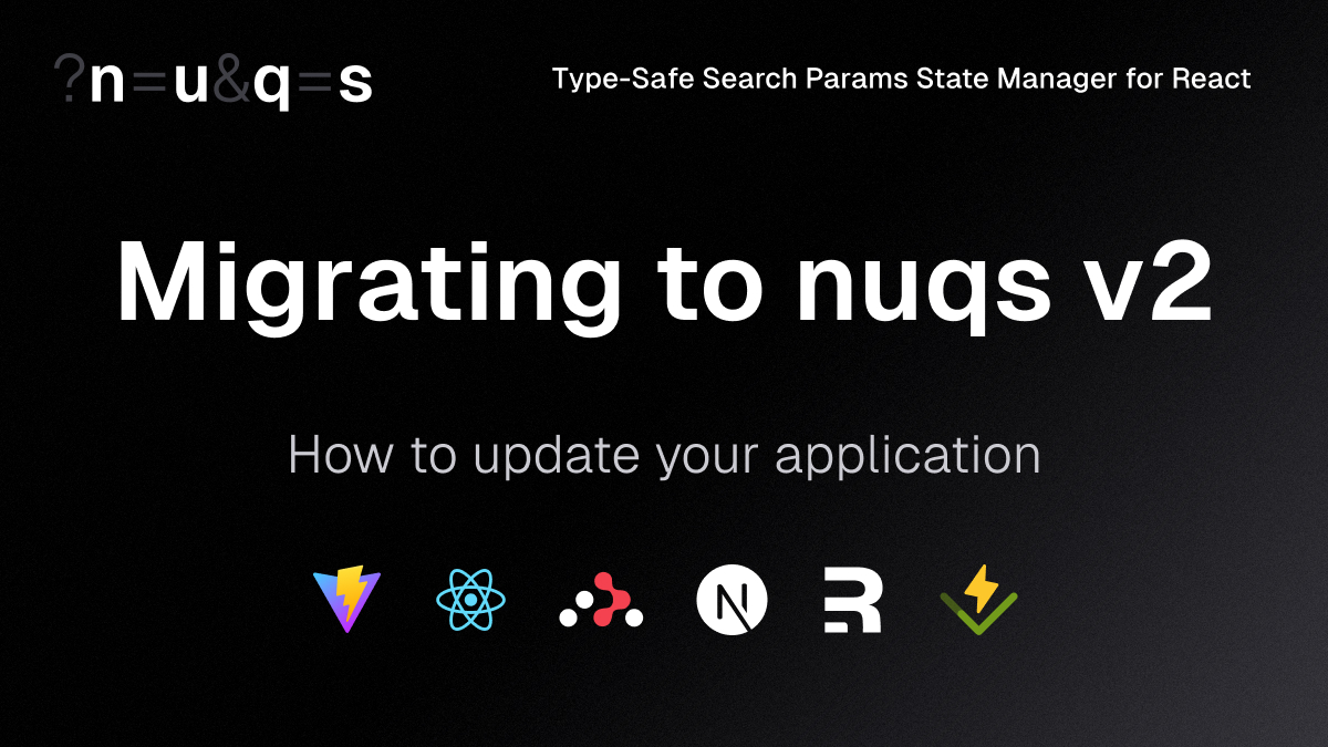 Migration guide to v2 | nuqs